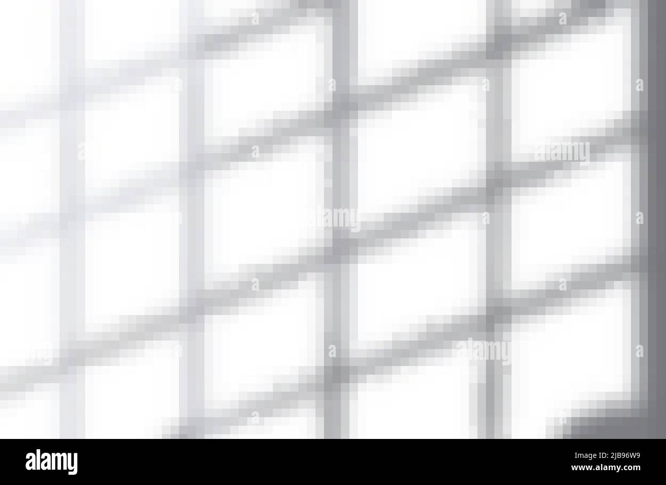 Realistic shadow overlay effects mockup top view composition with grid ...