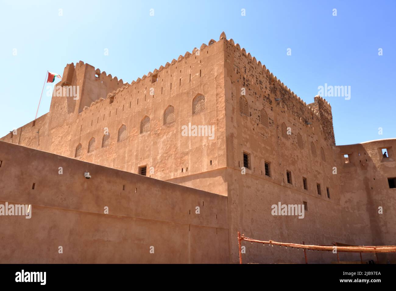 Fort Jabreen Castle, a beautiful historic castle in Oman Stock Photo ...
