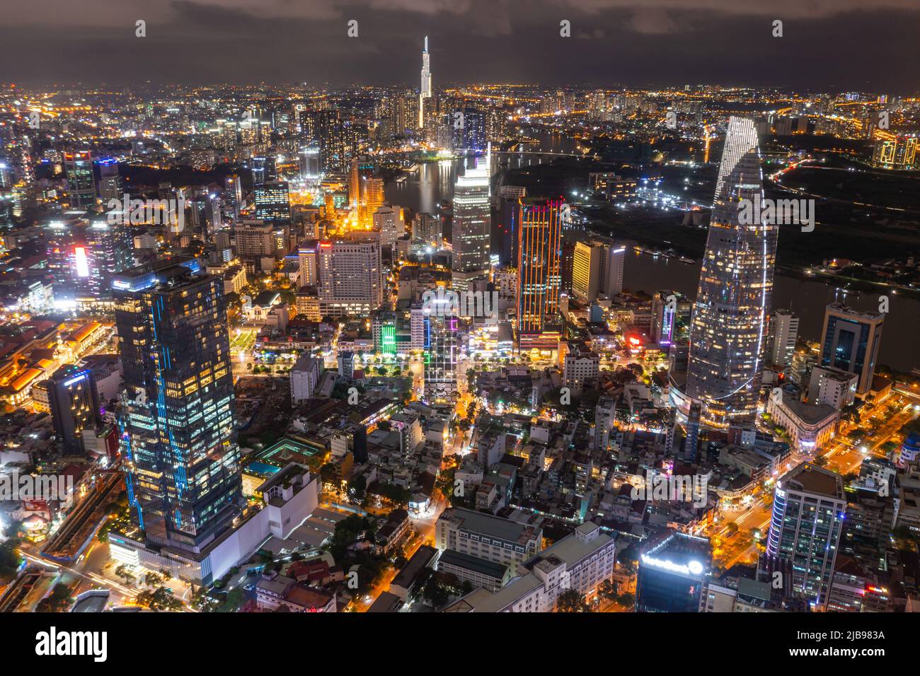Aerial view saigon river from hi-res stock photography and images - Alamy
