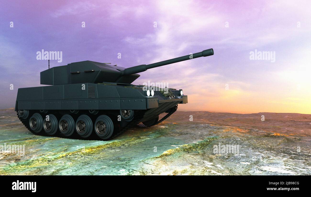 Tank turret 3d hi-res stock photography and images - Alamy