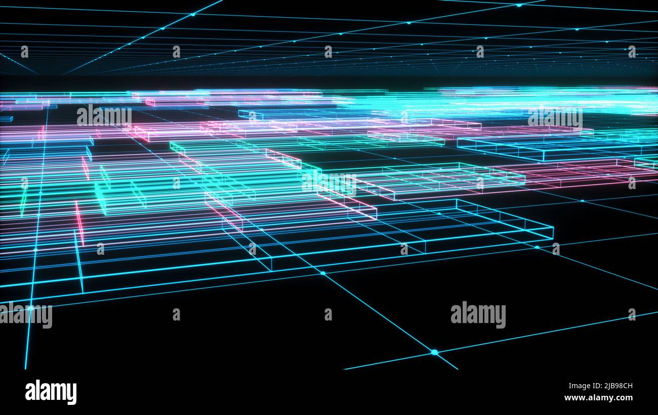 a data stream background (3d rendering Stock Photo - Alamy