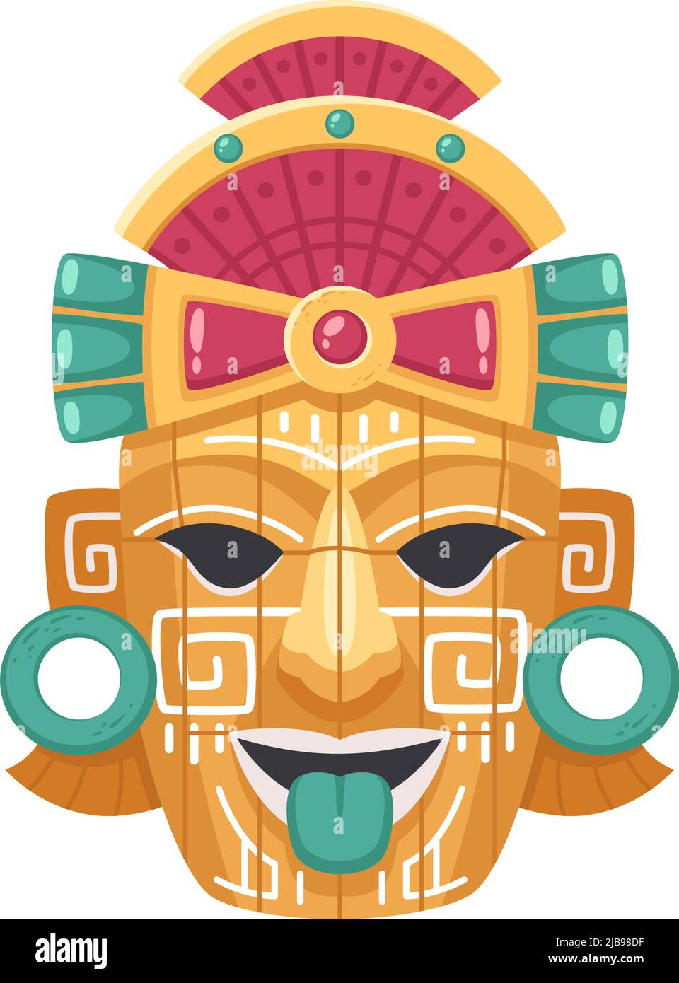 Mayan Mask Vector