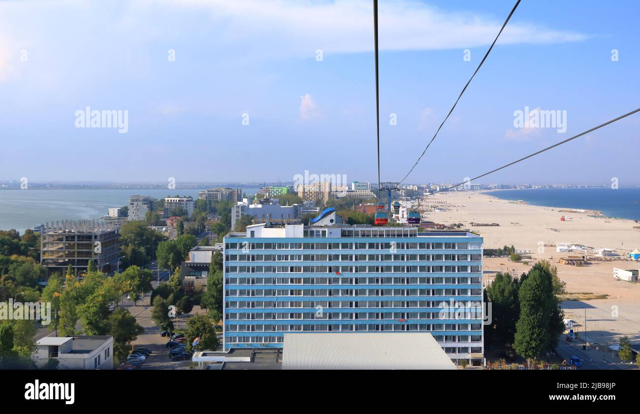 September 14 2021 - Constanta in Romania: View from the Gondola for ...