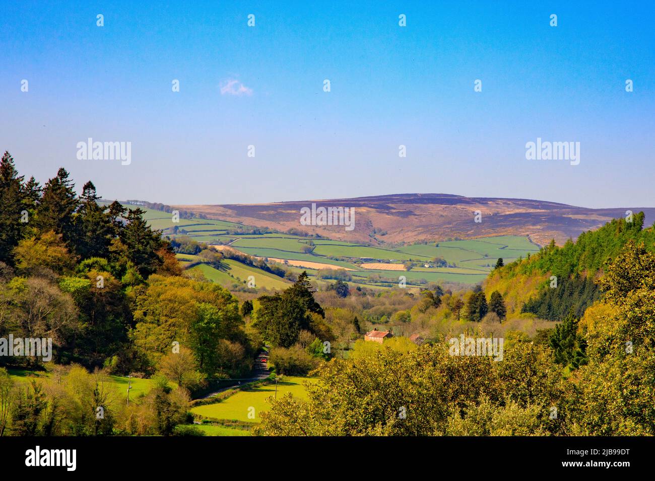 Dunkery Beacon - the highest point in Somerset and Exmoor, viewed from ...