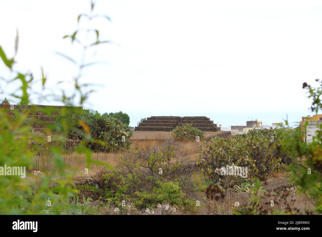 Ancient Guanche Guimar Pyramids in Tenerife Island Stock Photo - Alamy