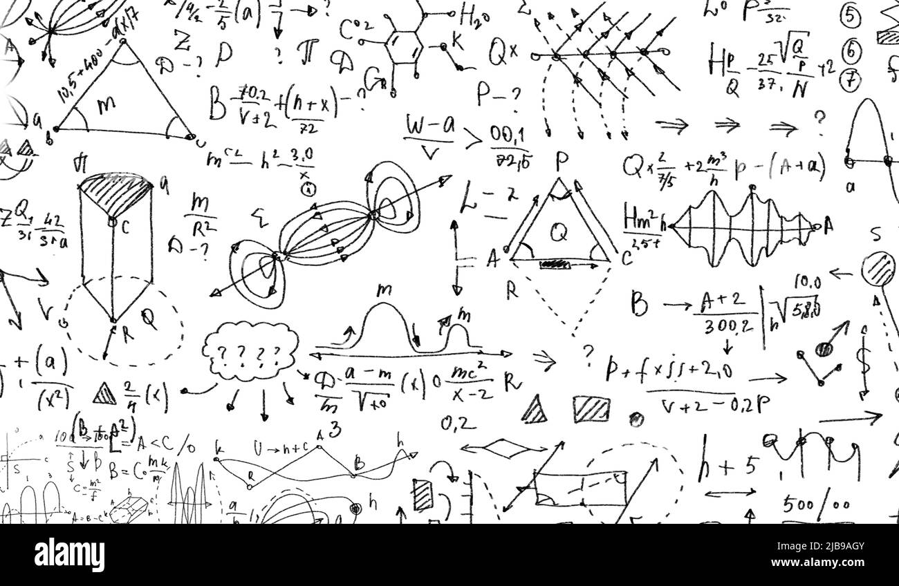 Math formulas Black and White Stock Photos & Images - Alamy