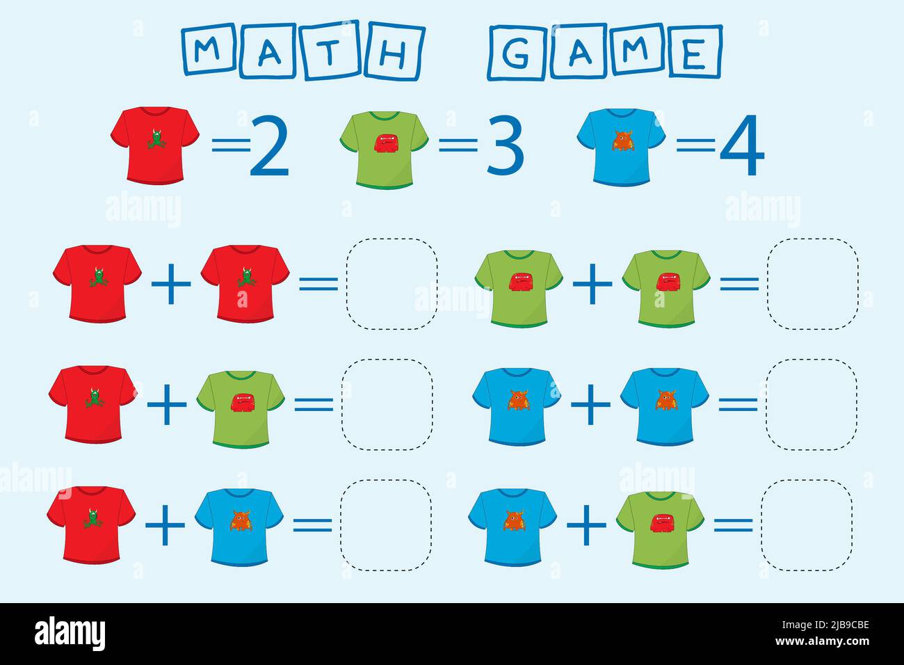 worksheet vector design, task to calculate the answer and connect to ...