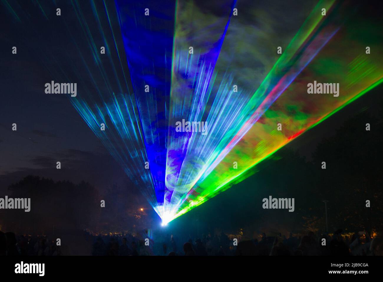 Laser beams hi-res stock photography and images - Alamy