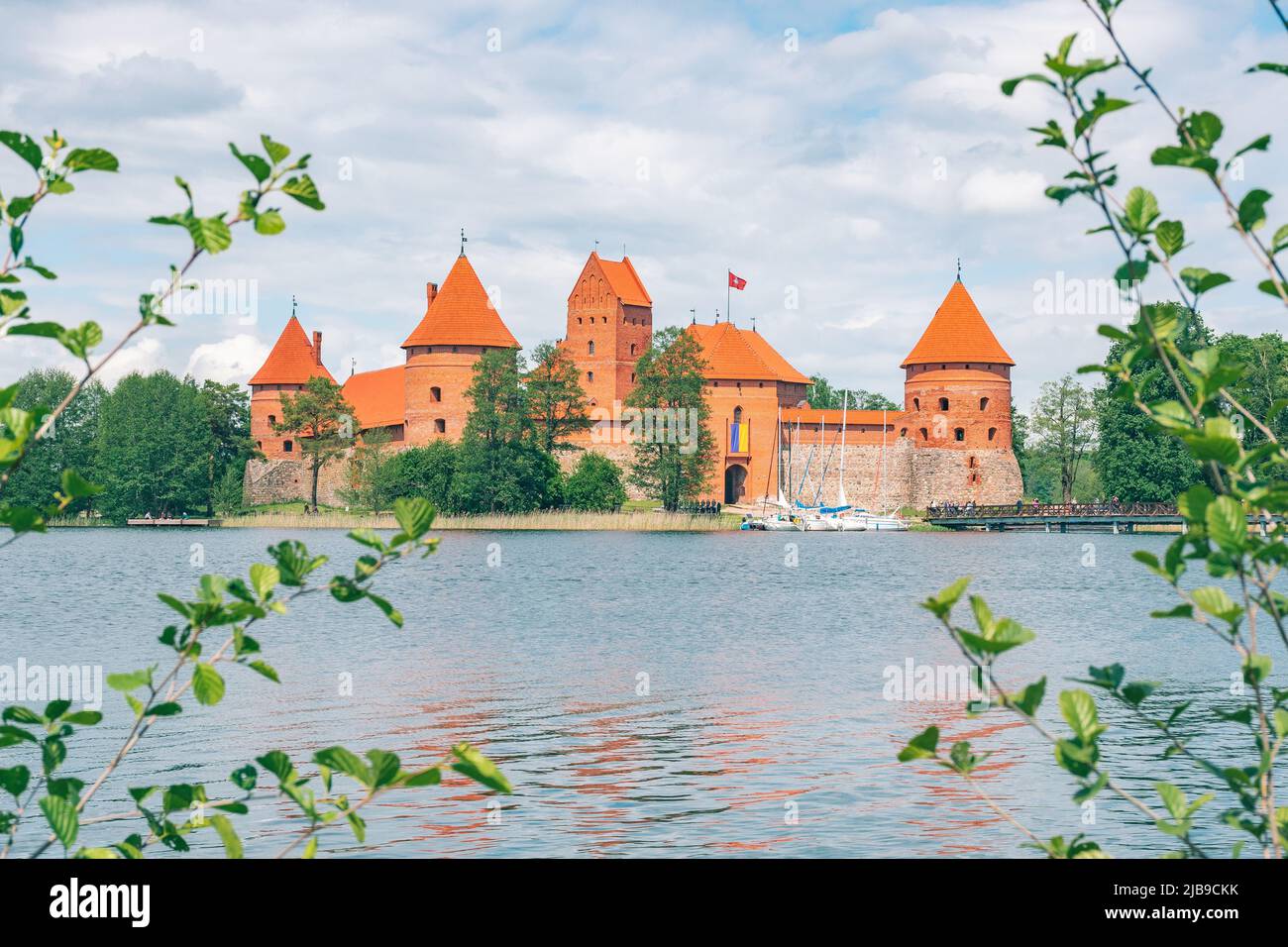 Medieval castle of Trakai, Vilnius, Lithuania, Eastern Europe ...