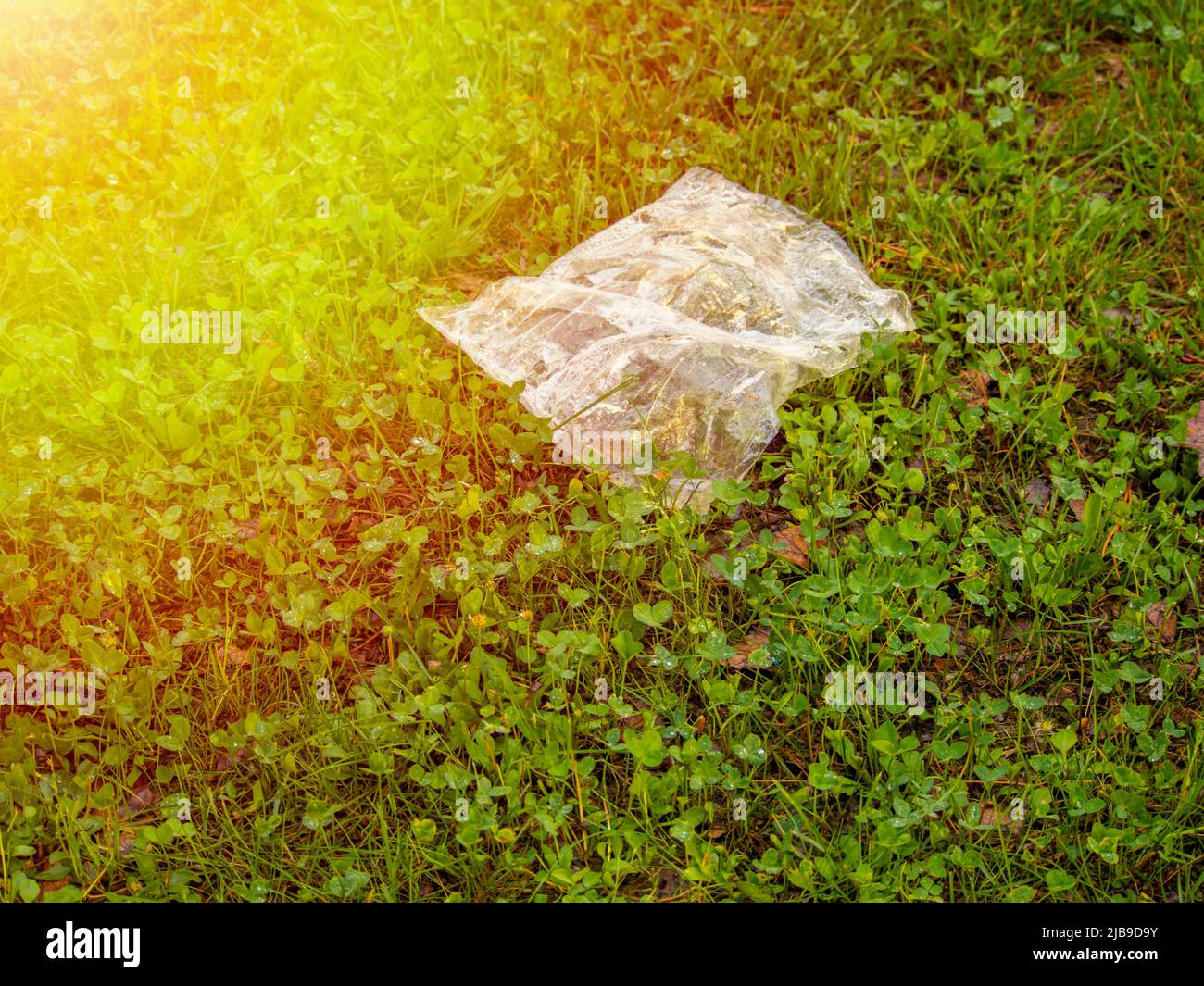 Overflowing garbage container on a street. Recycling concept. HQ image ...