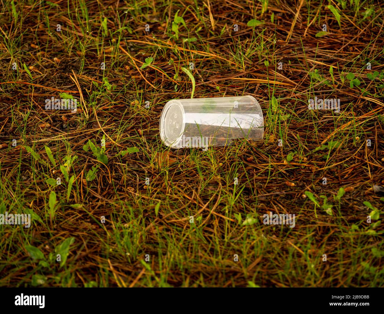 Overflowing garbage container on a street. Recycling concept. HQ image ...