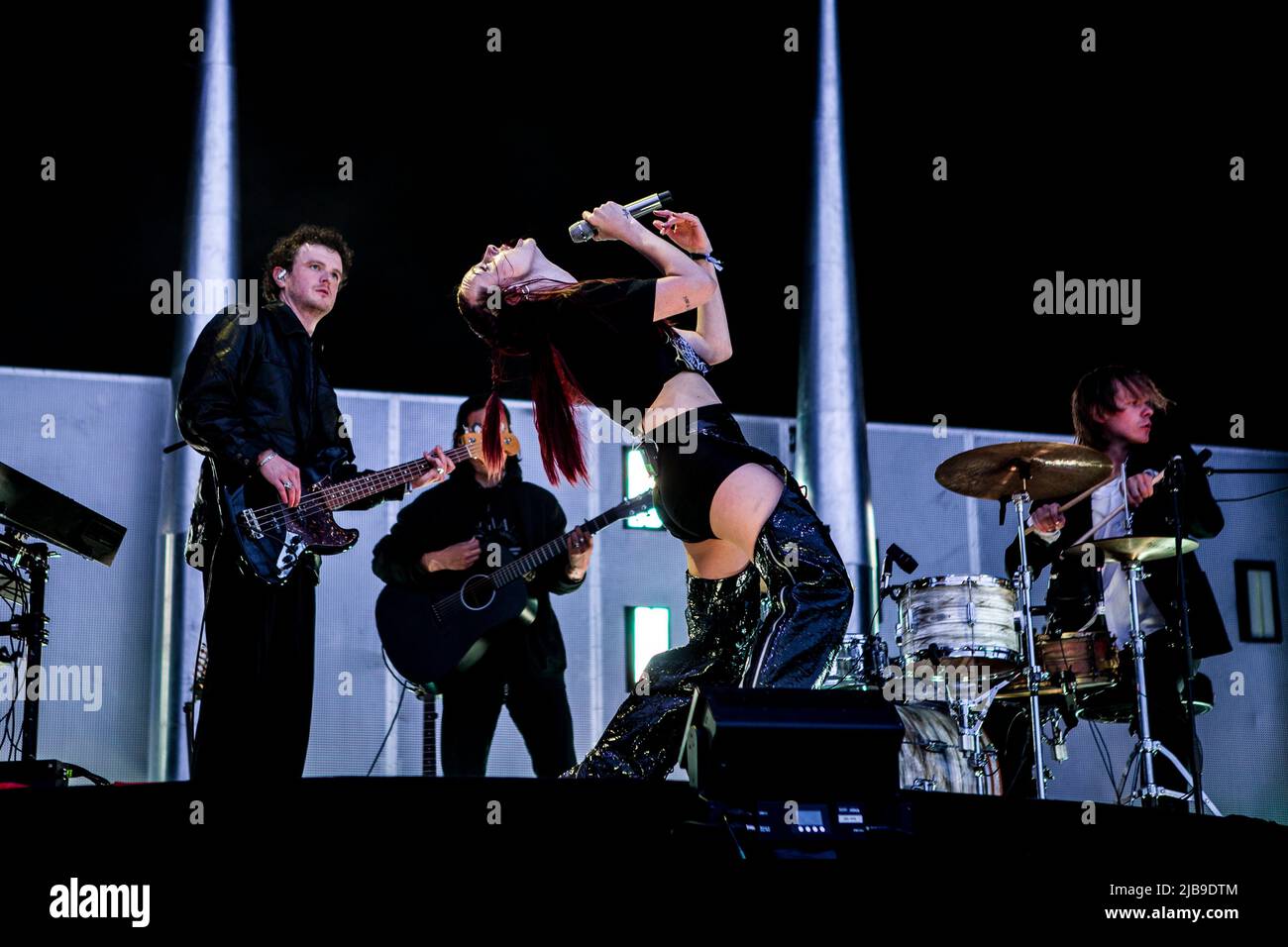 Aarhus, Denmark. 03rd June, 2022. The Danish singer and songwriter MØ ...