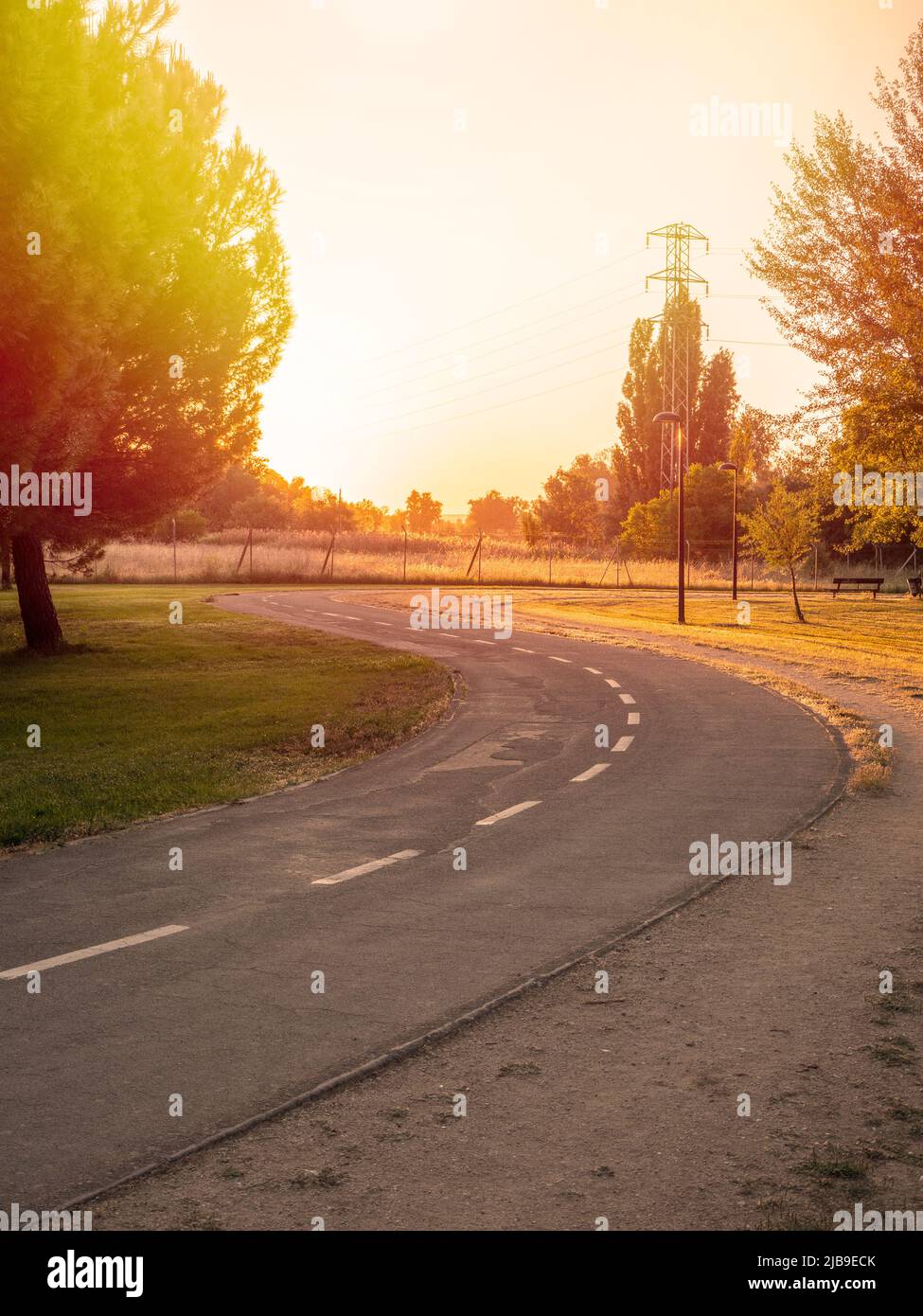 Pavement side track hi-res stock photography and images - Alamy