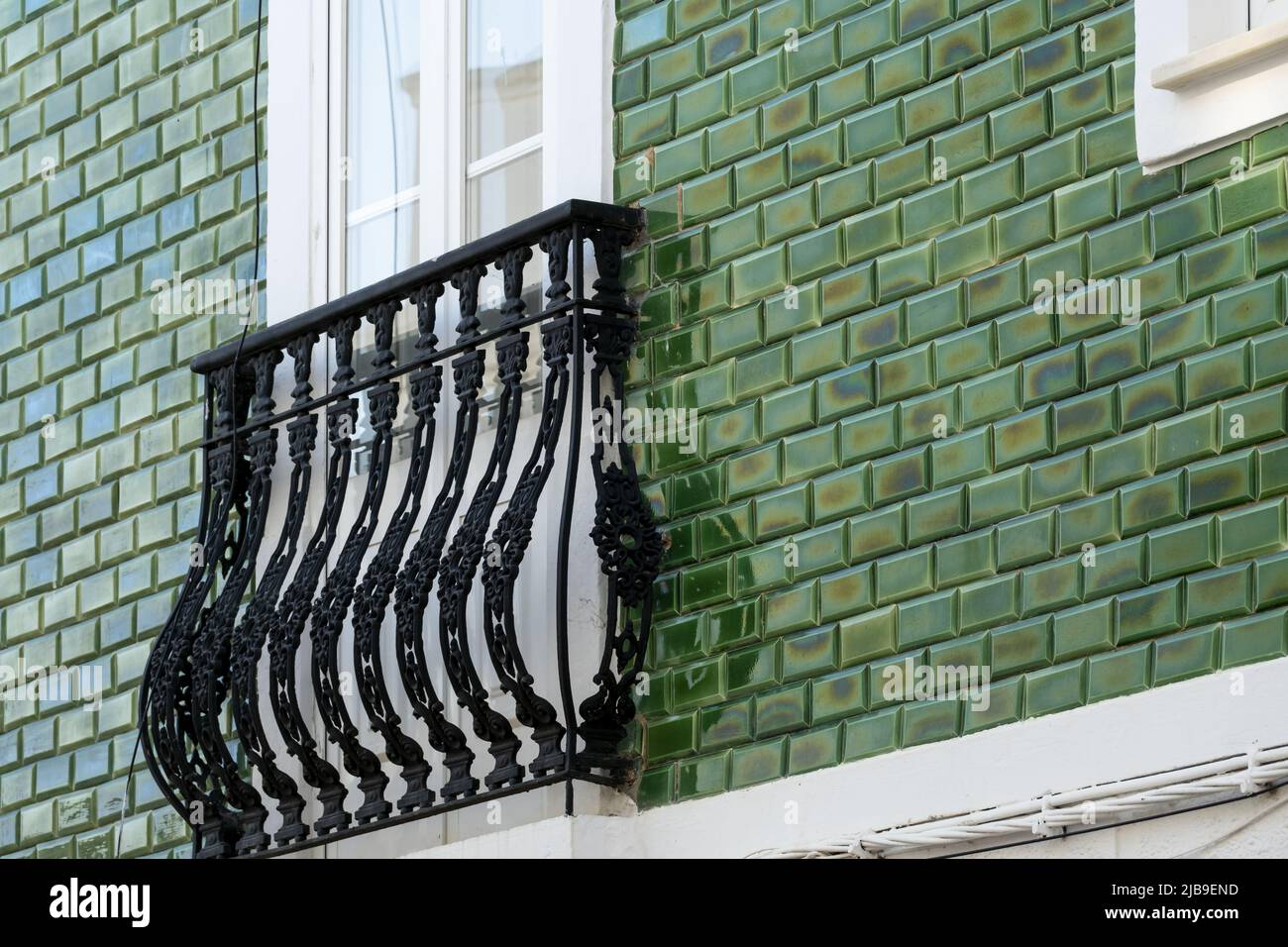 House with green ceramic tiles hi-res stock photography and images - Alamy