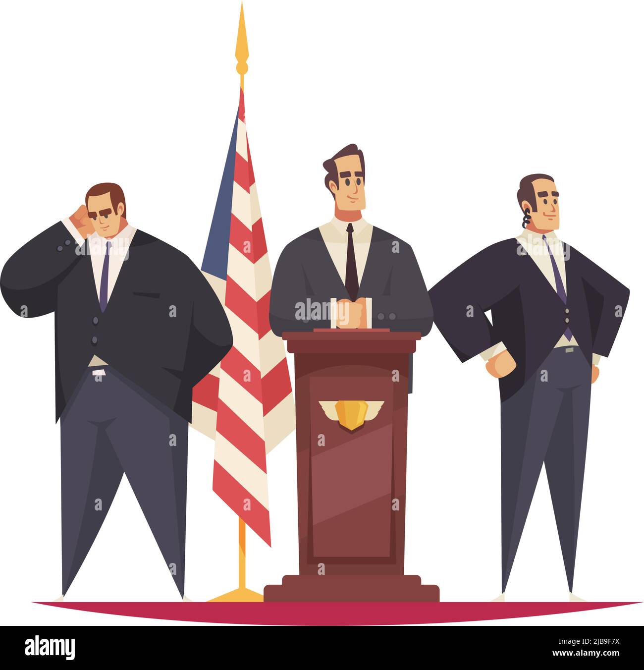 Body guards Stock Vector Images - Alamy