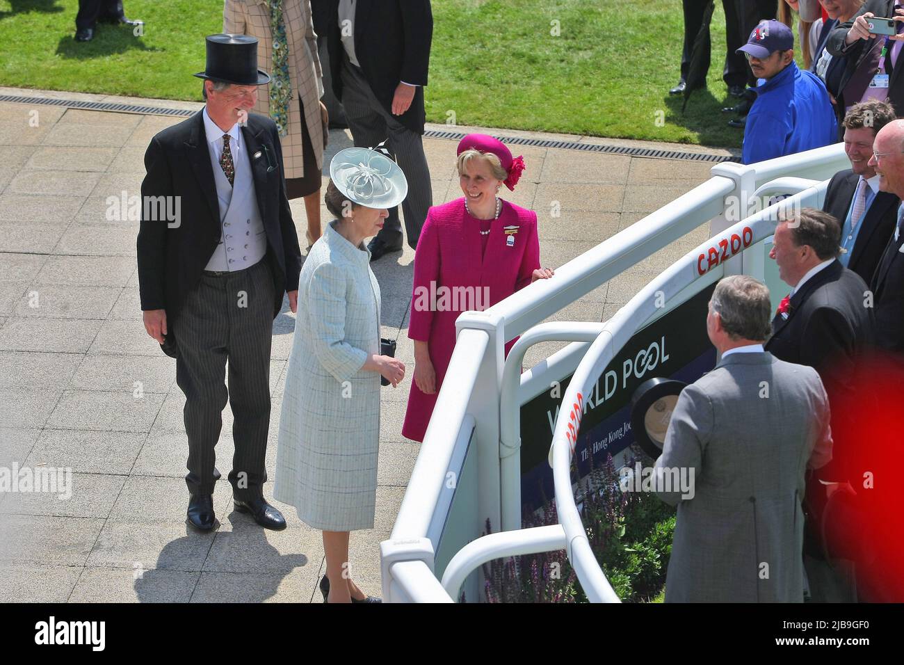 Princess anne epsom racing hi-res stock photography and images - Alamy