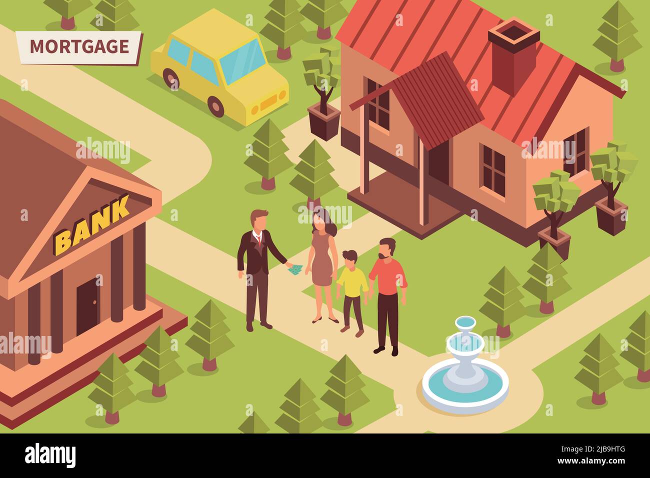 Urban banking service Stock Vector Images - Alamy