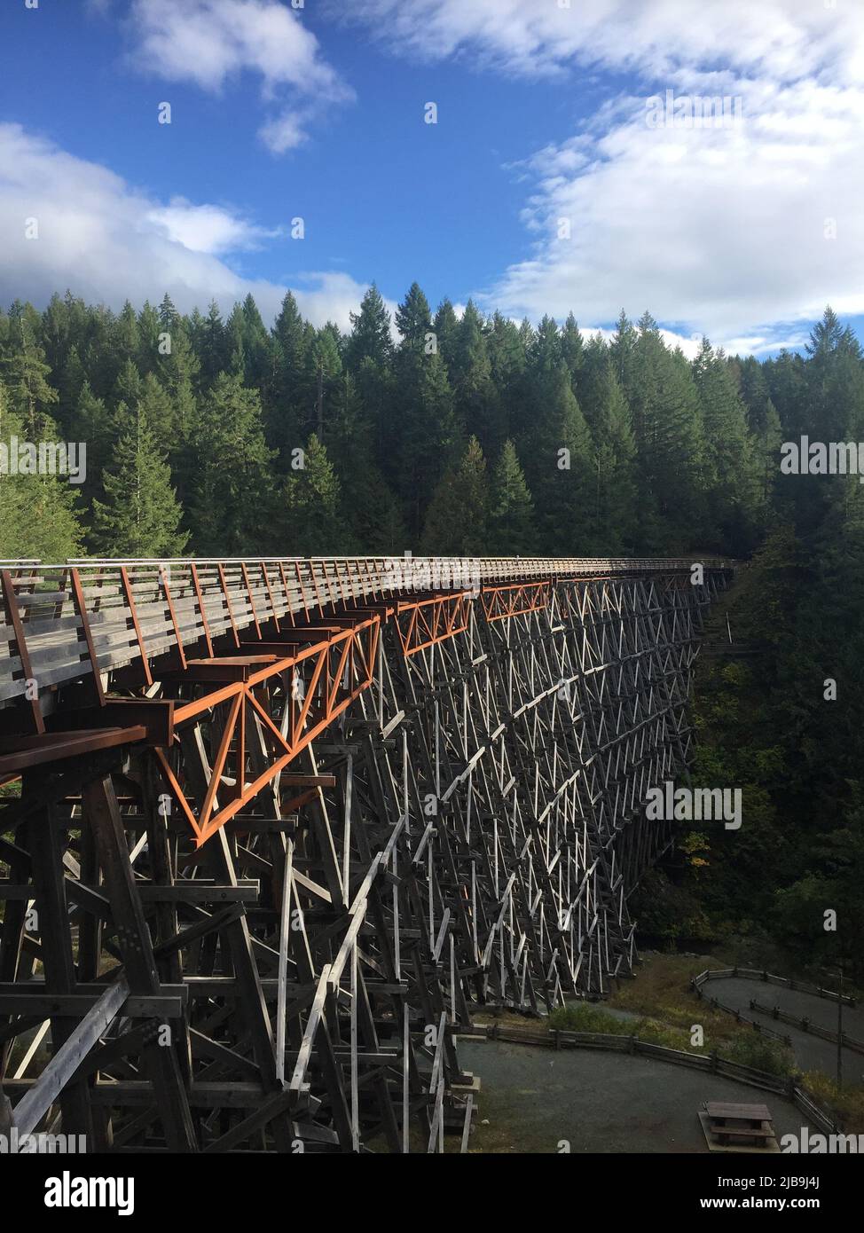 Kinsol Trestle, Vancouver Island Stock Photo - Alamy