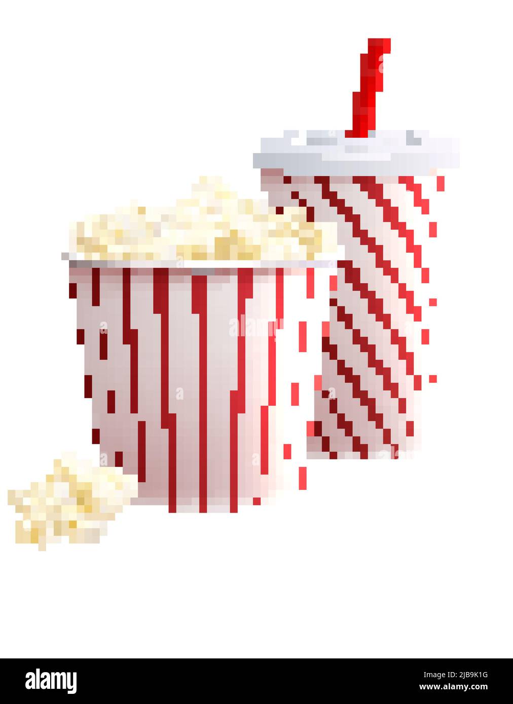 Cinema film production realistic transparent composition with isolated ...