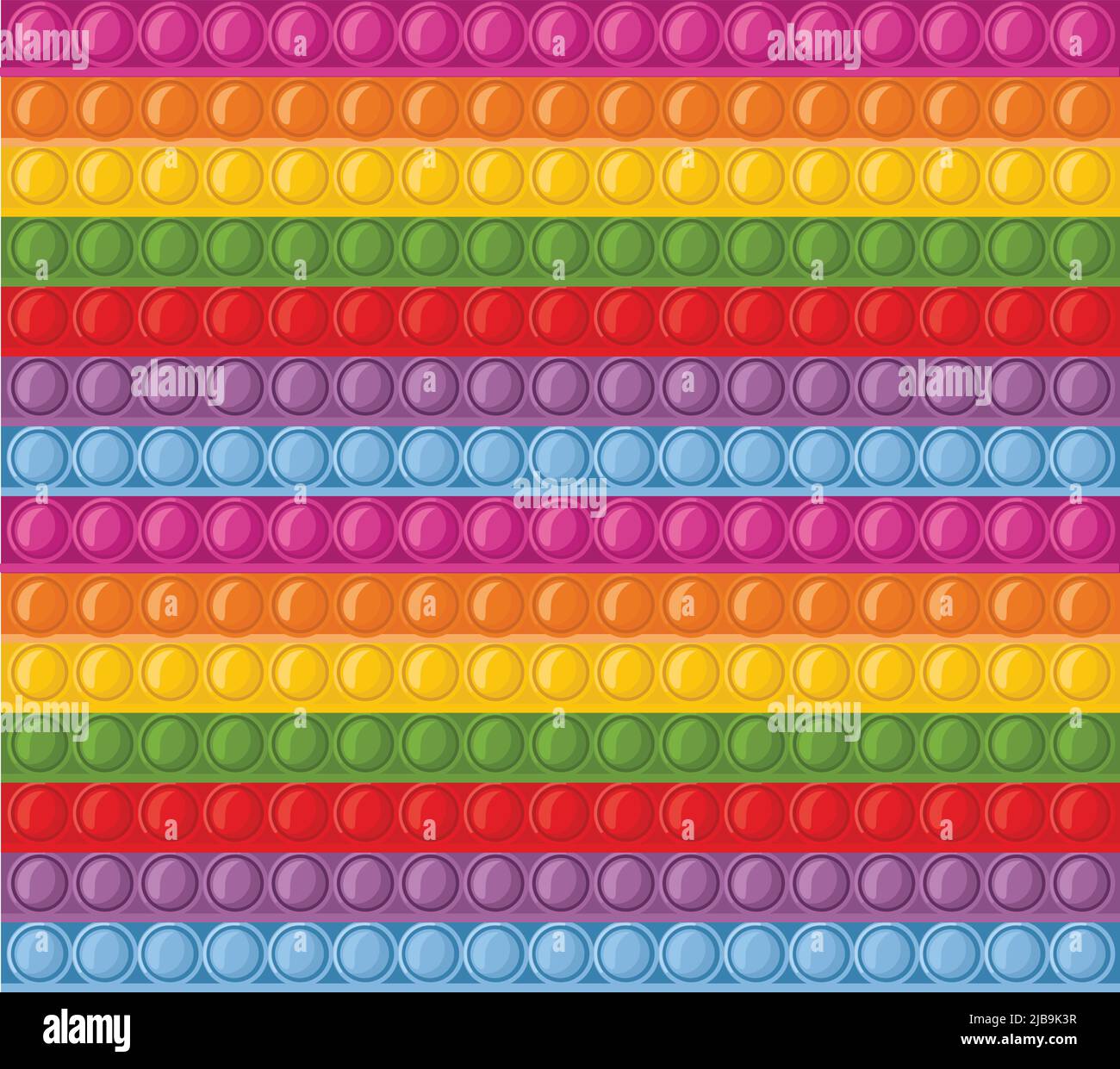 Colorful pop it pattern silicone anti-stress toy rainbow with texture ...