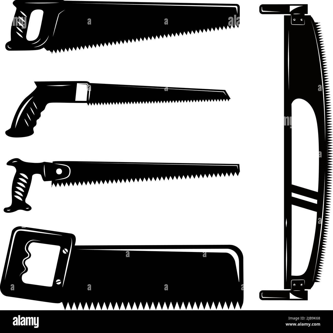 Vintage saws Cut Out Stock Images & Pictures - Alamy