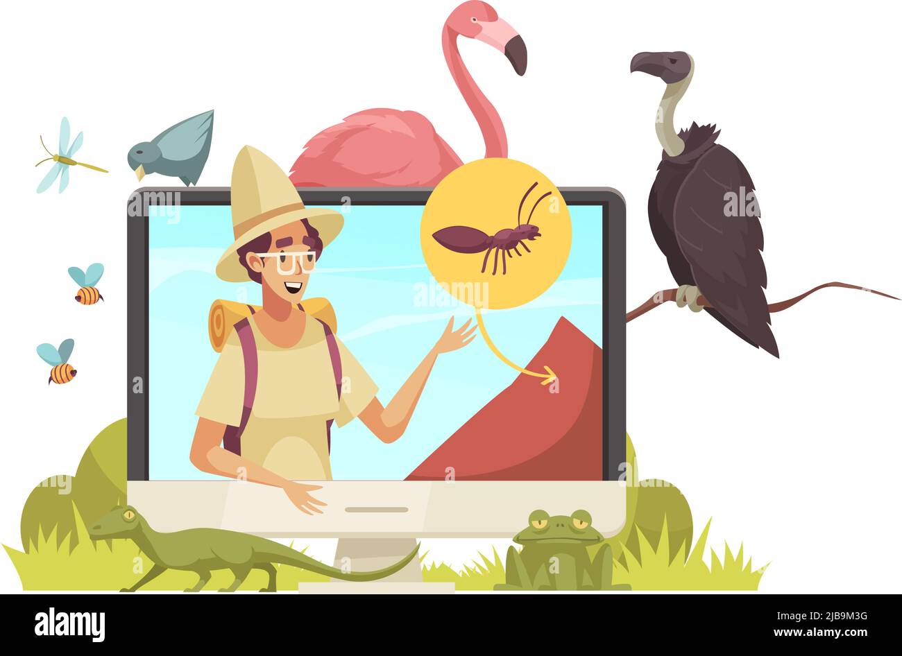 Live insects Stock Vector Images - Alamy