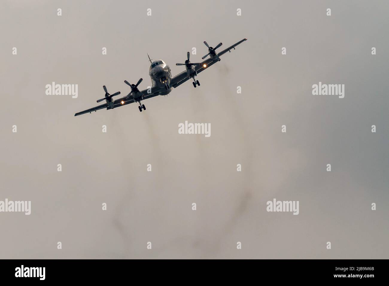 A Lockheed P-3C Orion Maritime reconnaissance aircraft with the ...