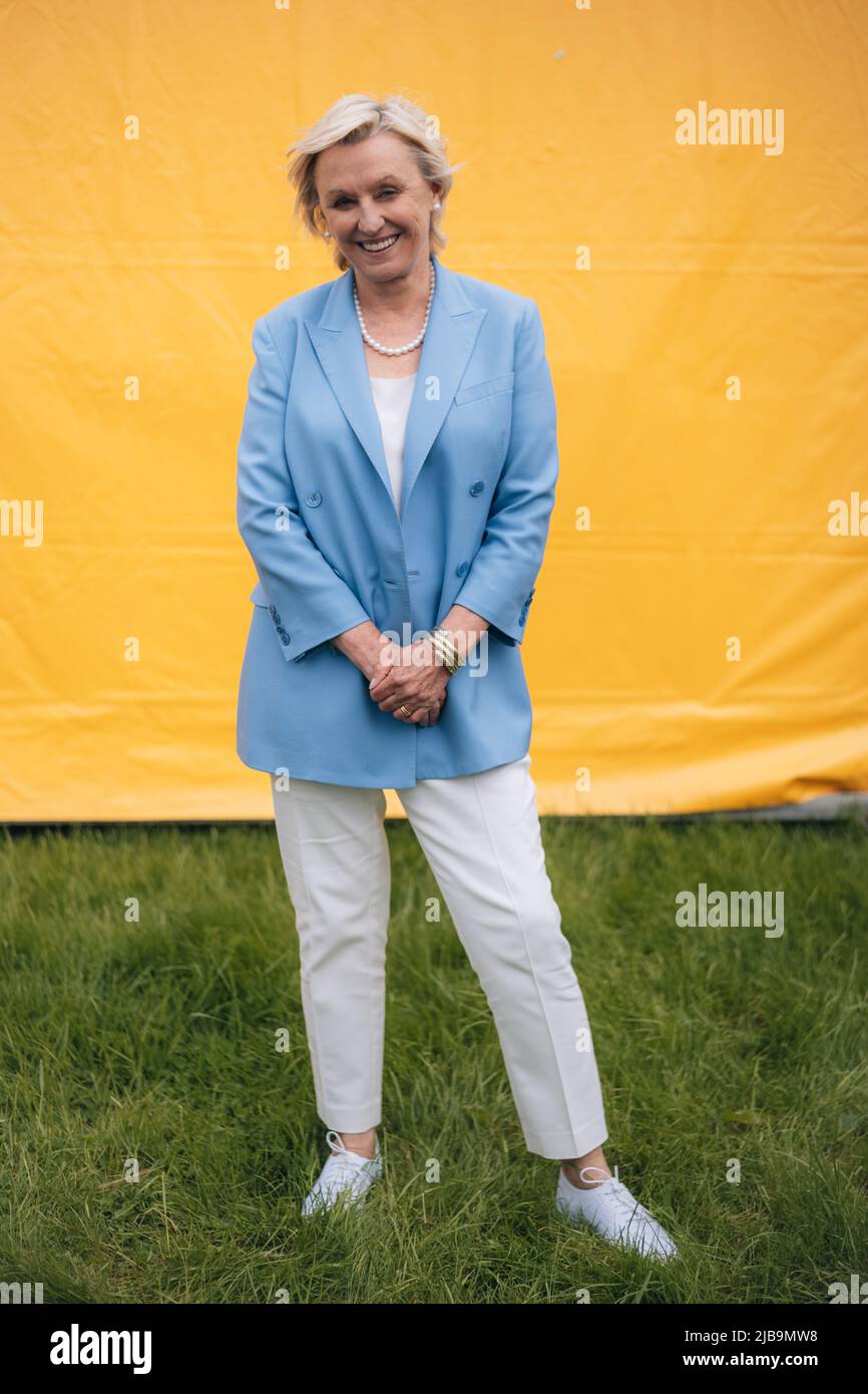Hay-on-Wye, Wales, UK. 4th June, 2022. Tina Brown Portrait at Hay ...