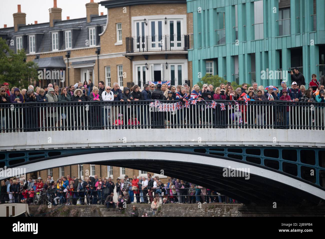 Windsor, Berkshire, UK. 4th June, 2022. A spectacular Platinum Jubilee ...