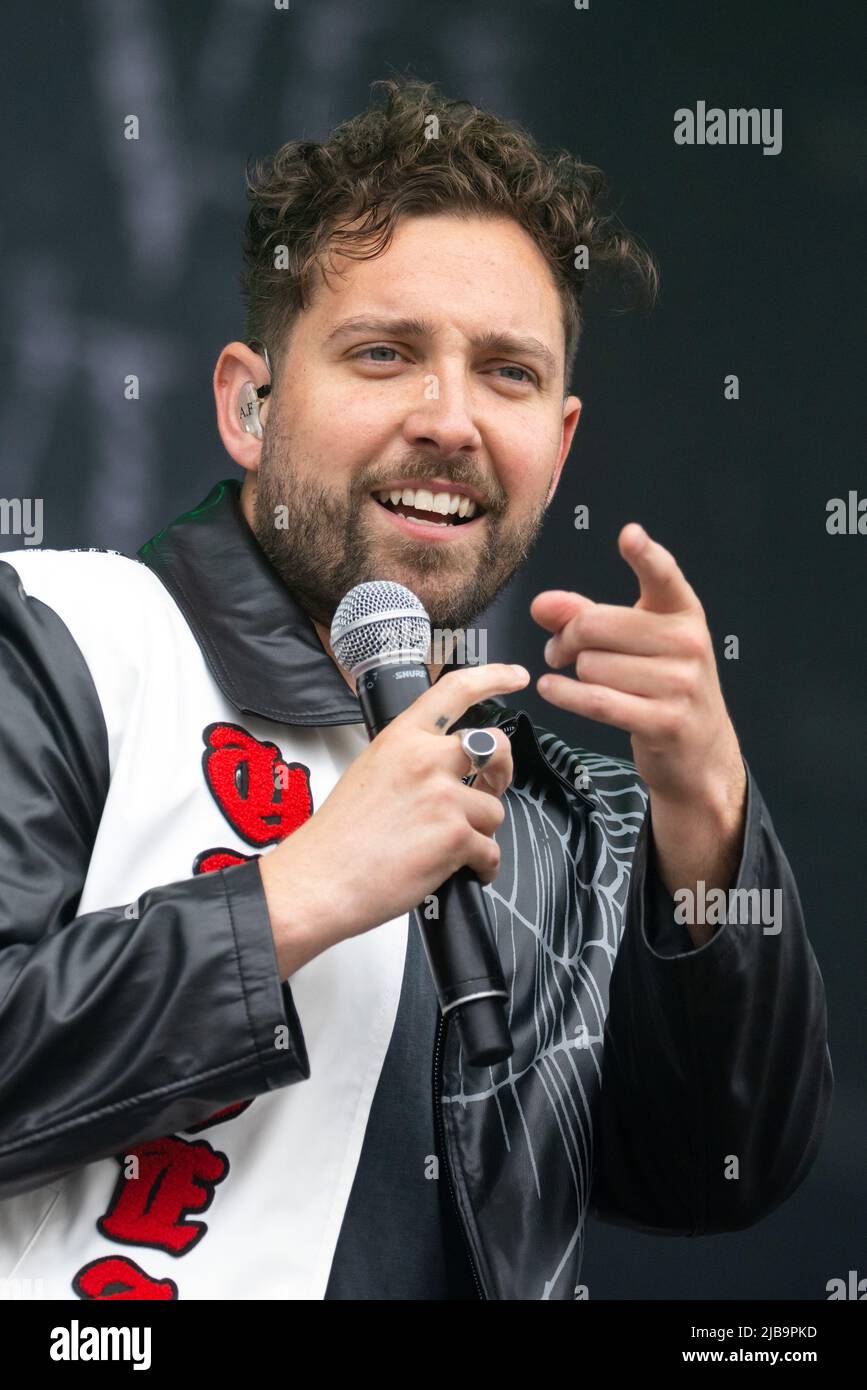 Nuremberg, Germany. 04th June, 2022. The singer of the British rock ...