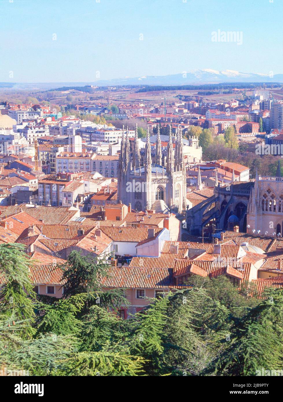VISTA DE LA CIUDAD Y LA CATEDRAL DESDE EL MIRADOR DEL CASTILLO -DETALLE ...