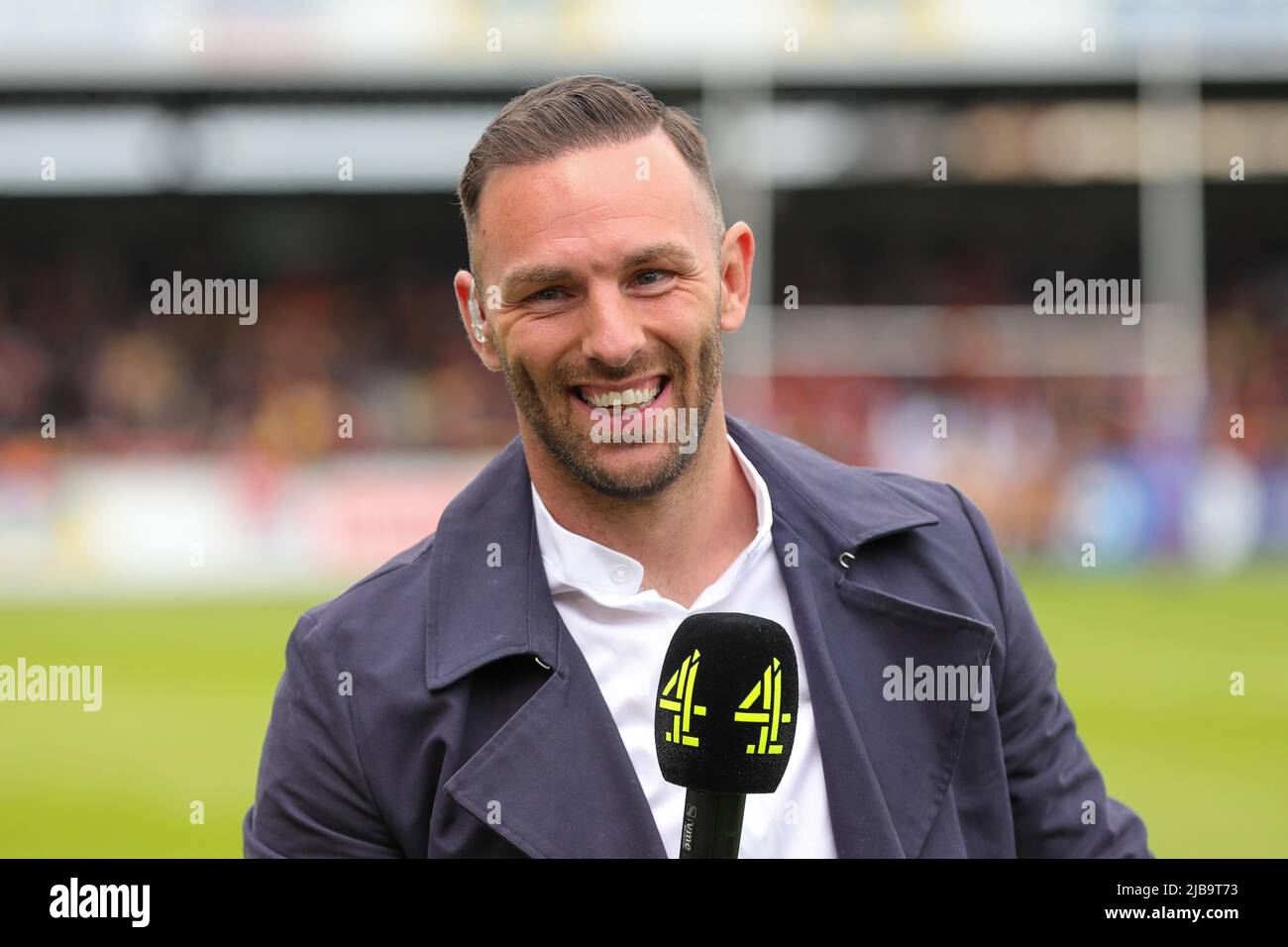 Hull FC rugby league player Luke Gale covering today’s game with ...