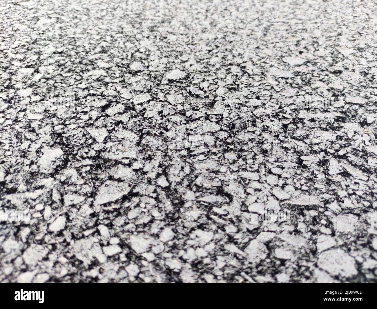 Asphalt road background, close view. Highway pavement texture macro ...