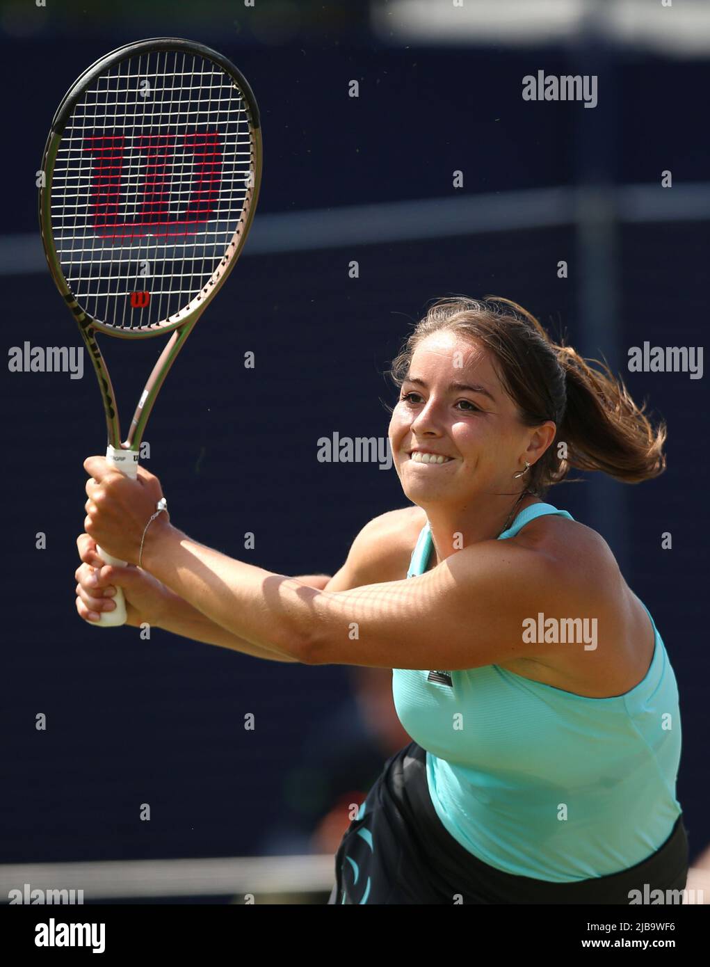 Great Britain’s Jodie Anna Burrage during day seven of the Surbiton ...
