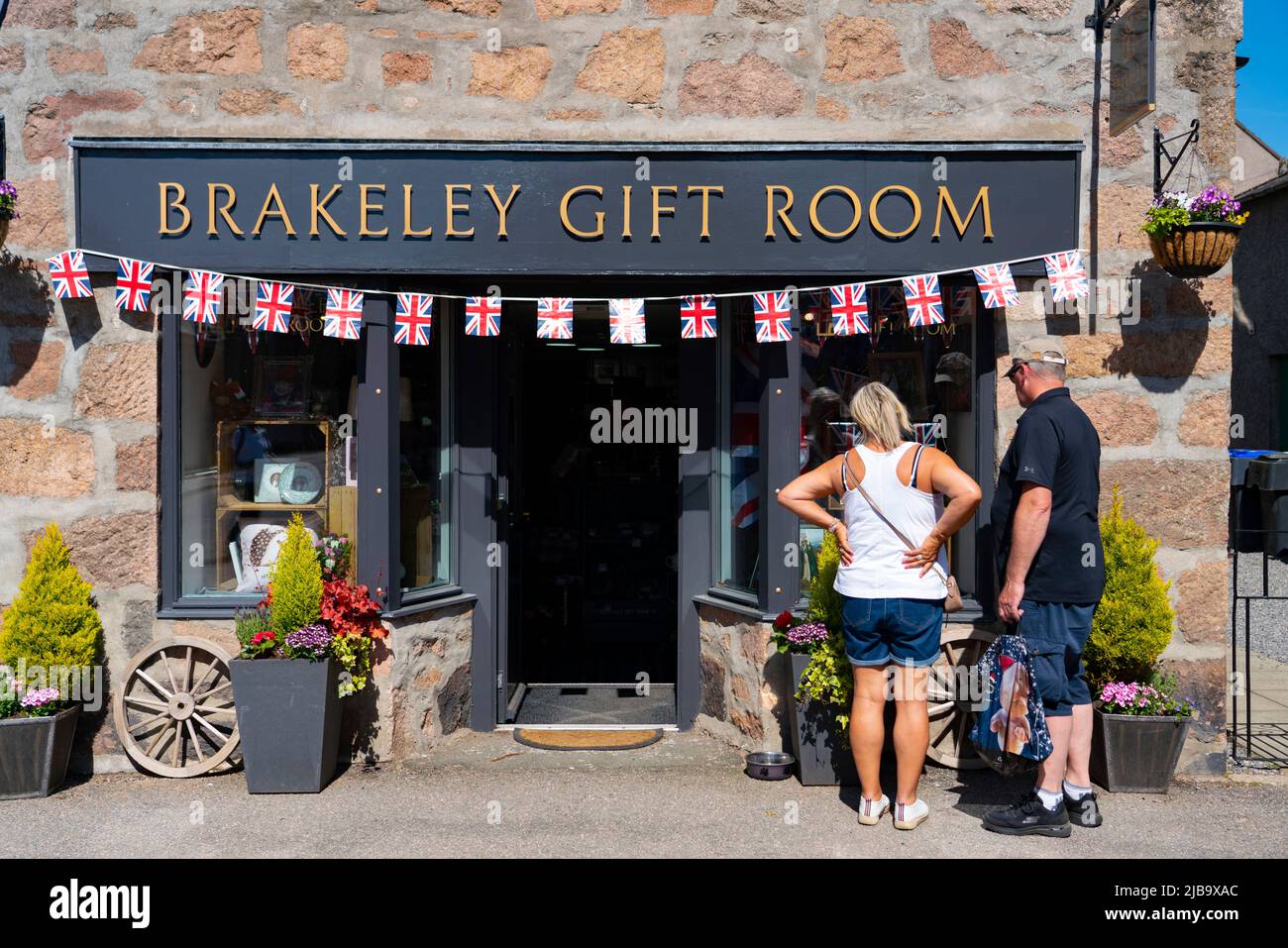 Ballater, Scotland, UK. 4 June 2022. The Queen’s Platinum Jubilee ...