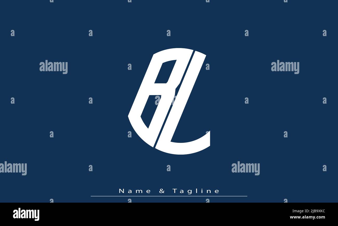 Alphabet letters Initials Monogram logo BL, LB Stock Vector Image & Art ...