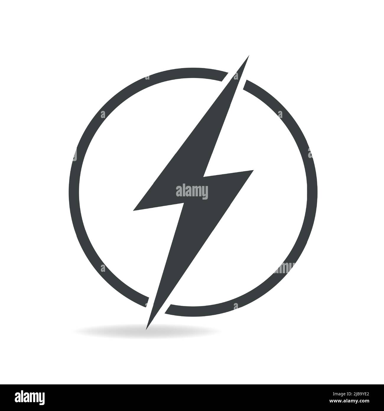 Lightning, Electric Power Vector Logo Design Element. Energy And ...