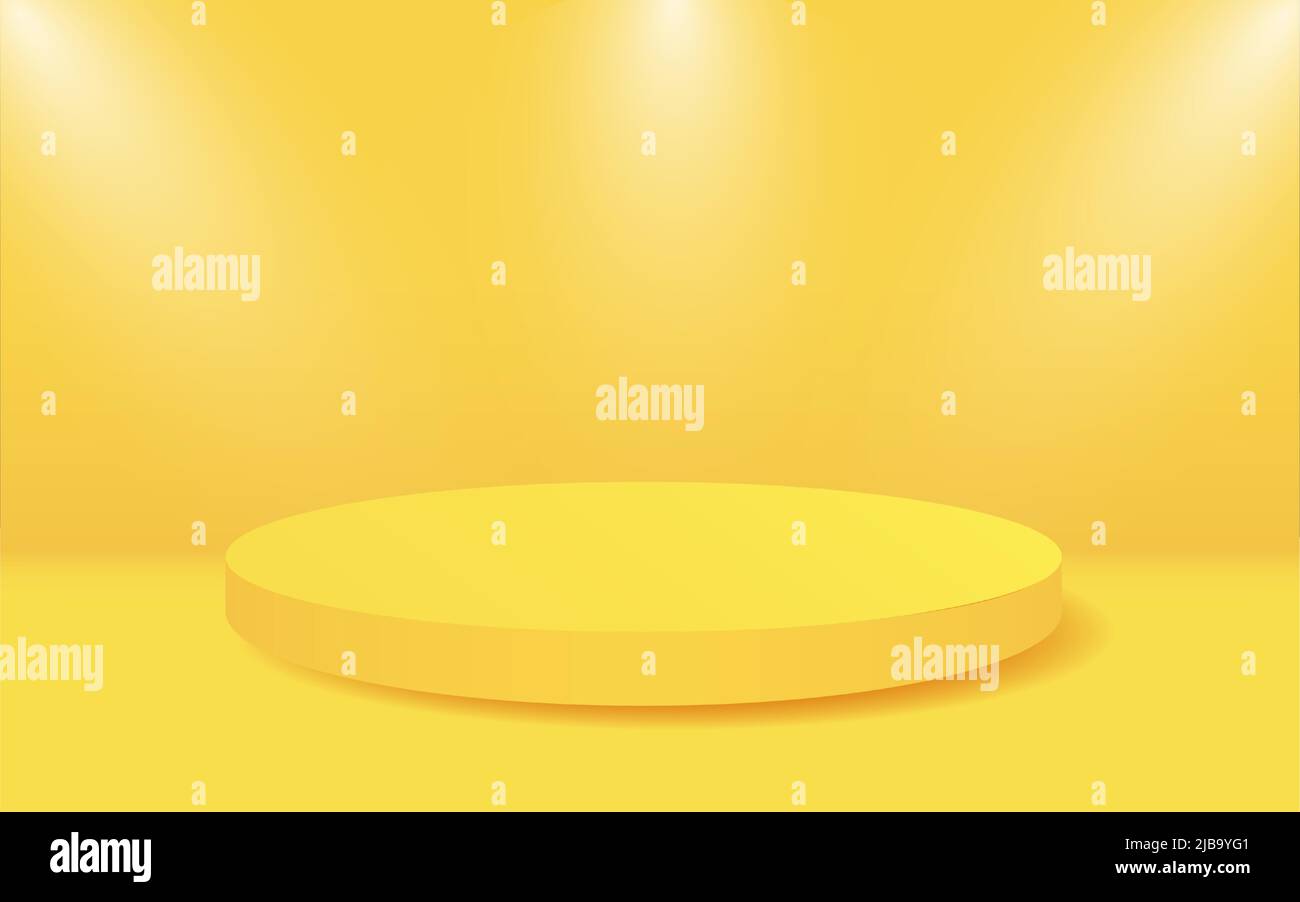 Stage winner yellow Stock Vector Images - Alamy