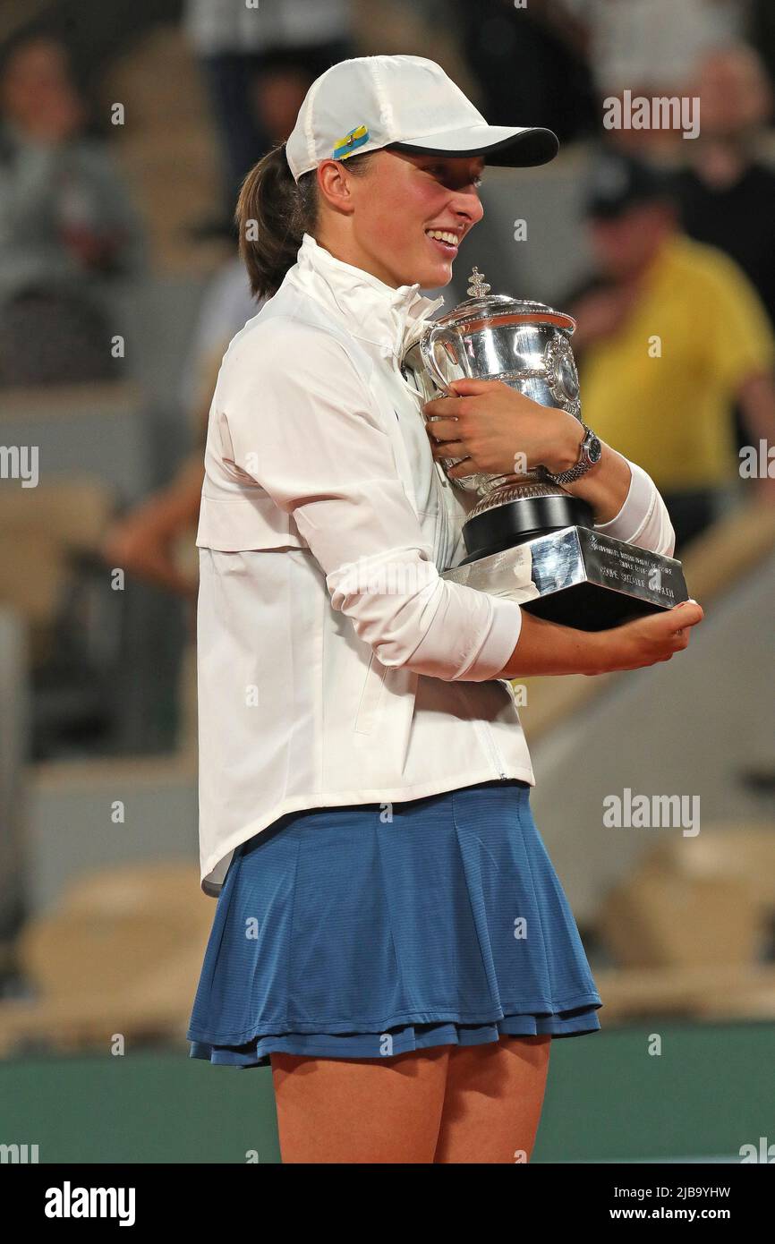 4th June 2022; Roland Garros, Paris, France: French Open Tennis ...