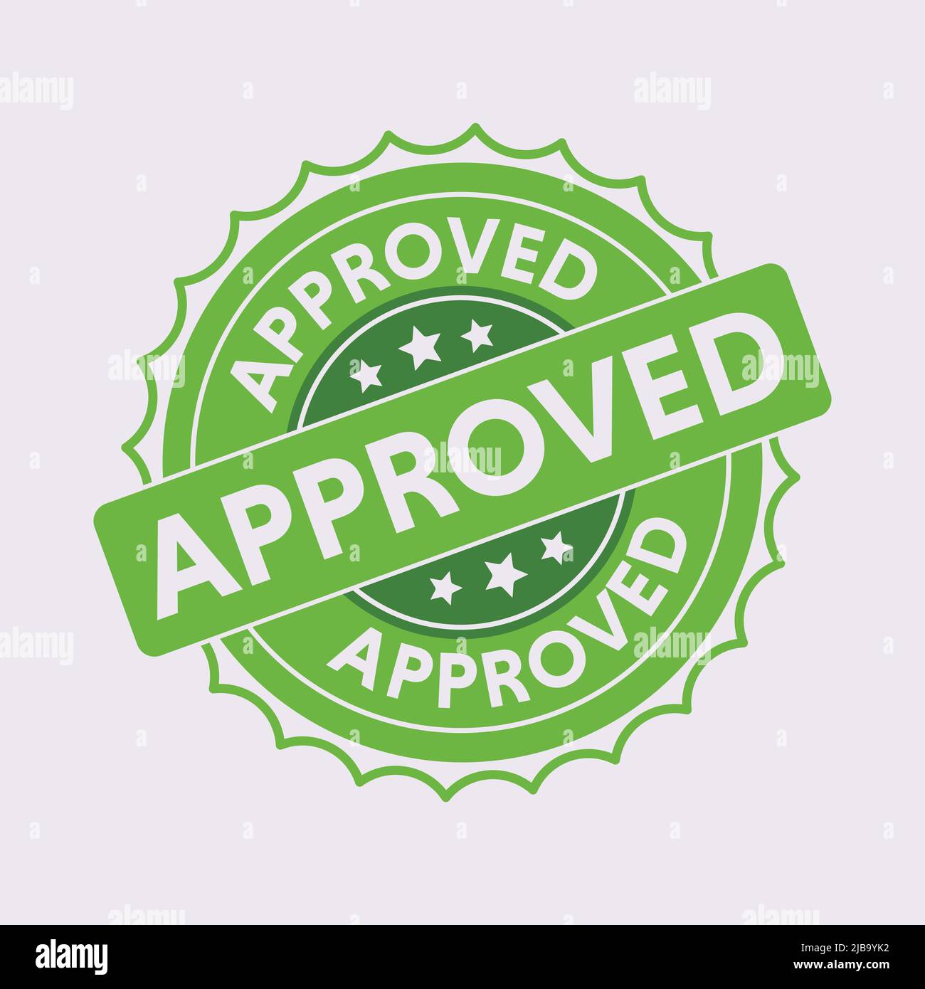 Abstract grunge rubber office stamp with the word approved written ...