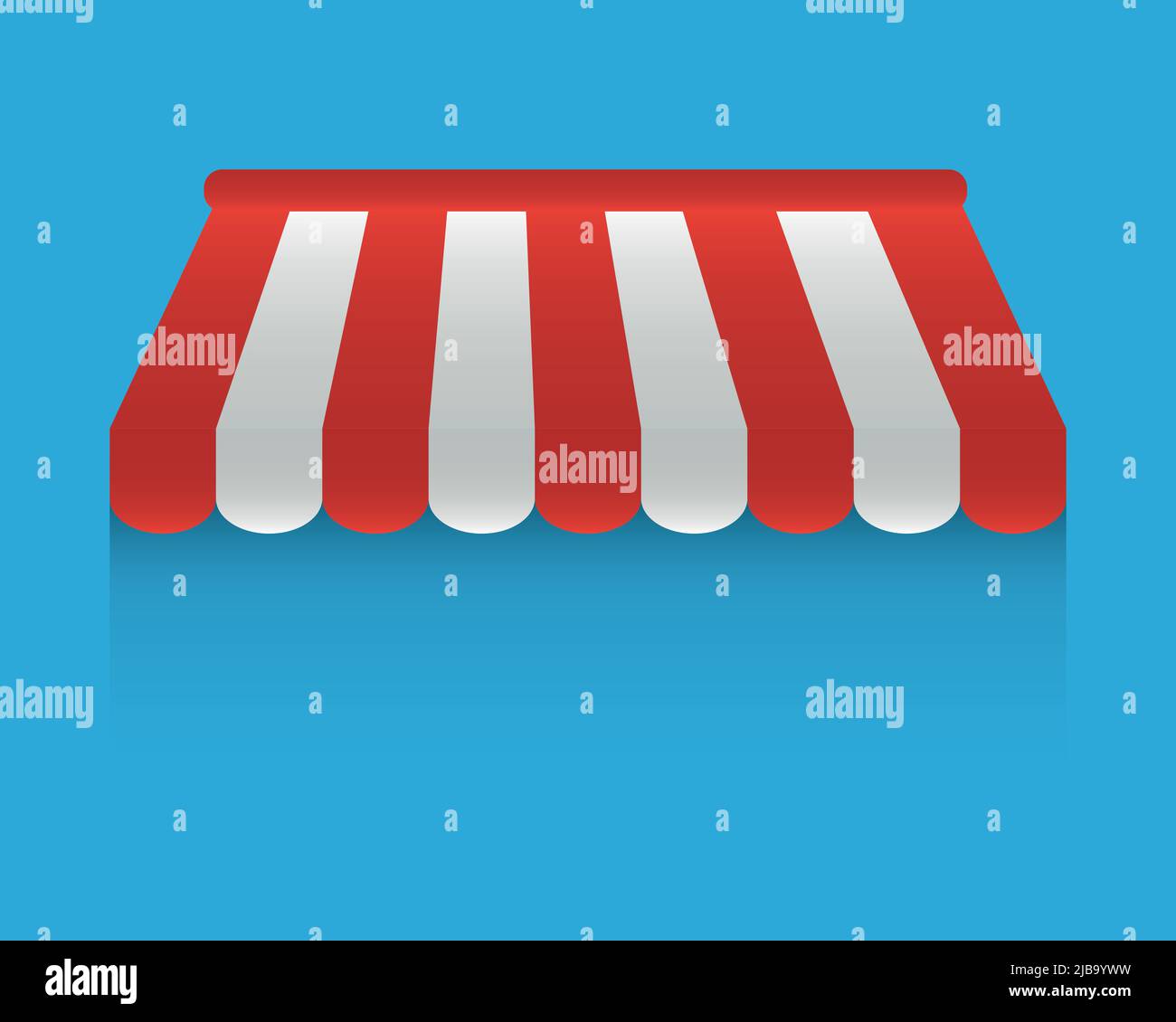 Sunshade on building Stock Vector Images - Alamy