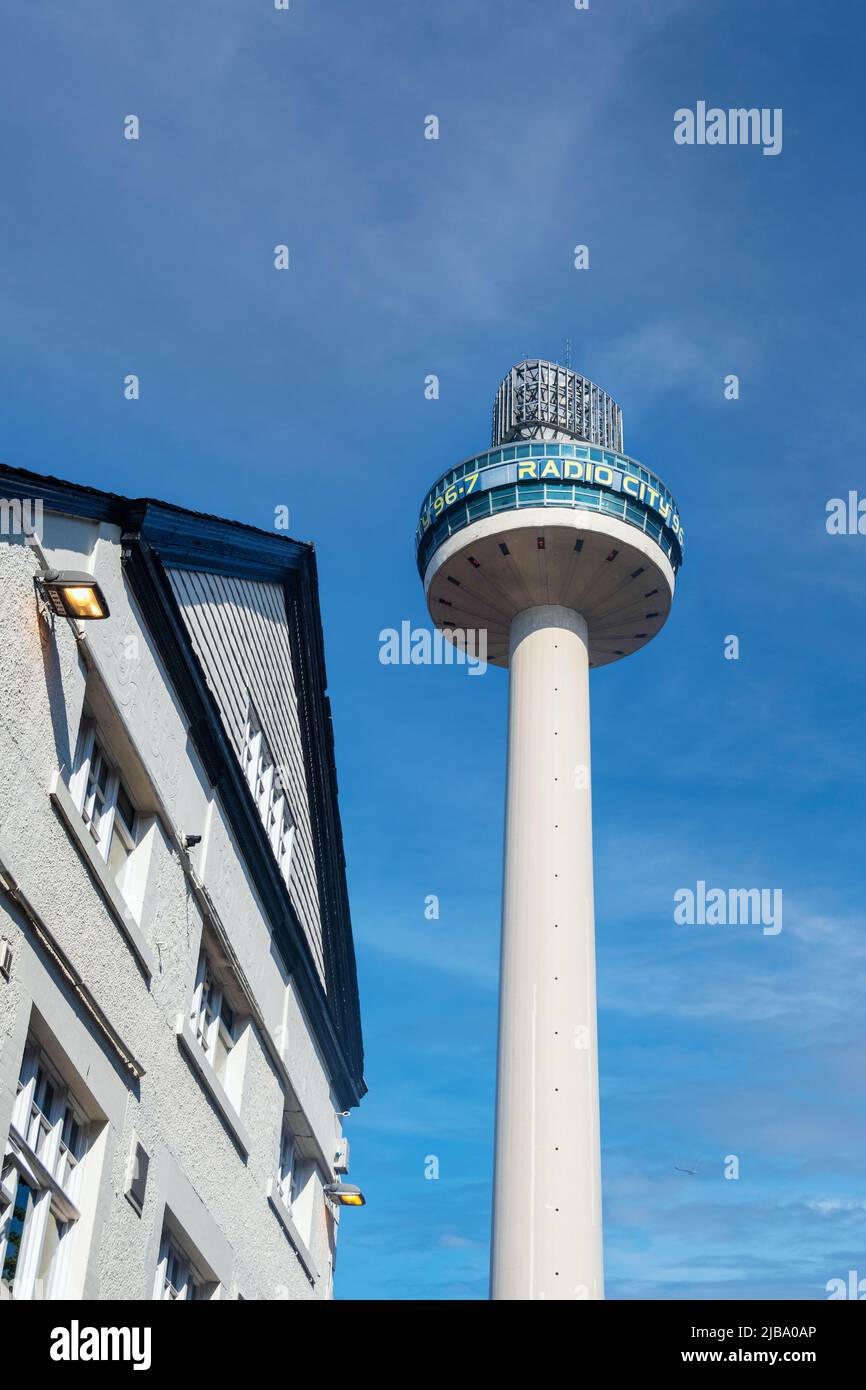 St. John's Beacon, the Radio City Tower in Liverpool Stock Photo - Alamy