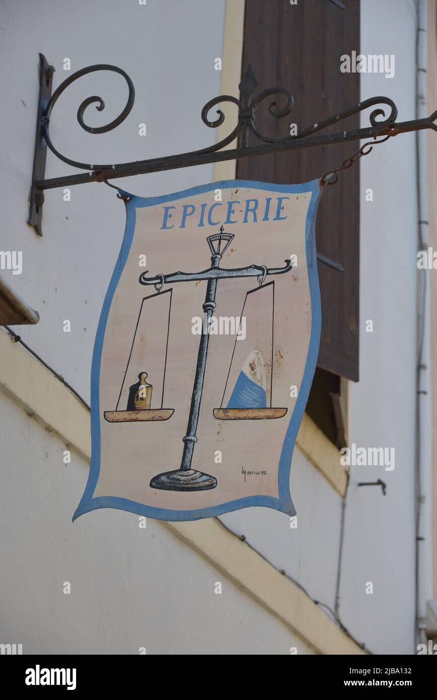 Representative shop sign by trade Stock Photo - Alamy