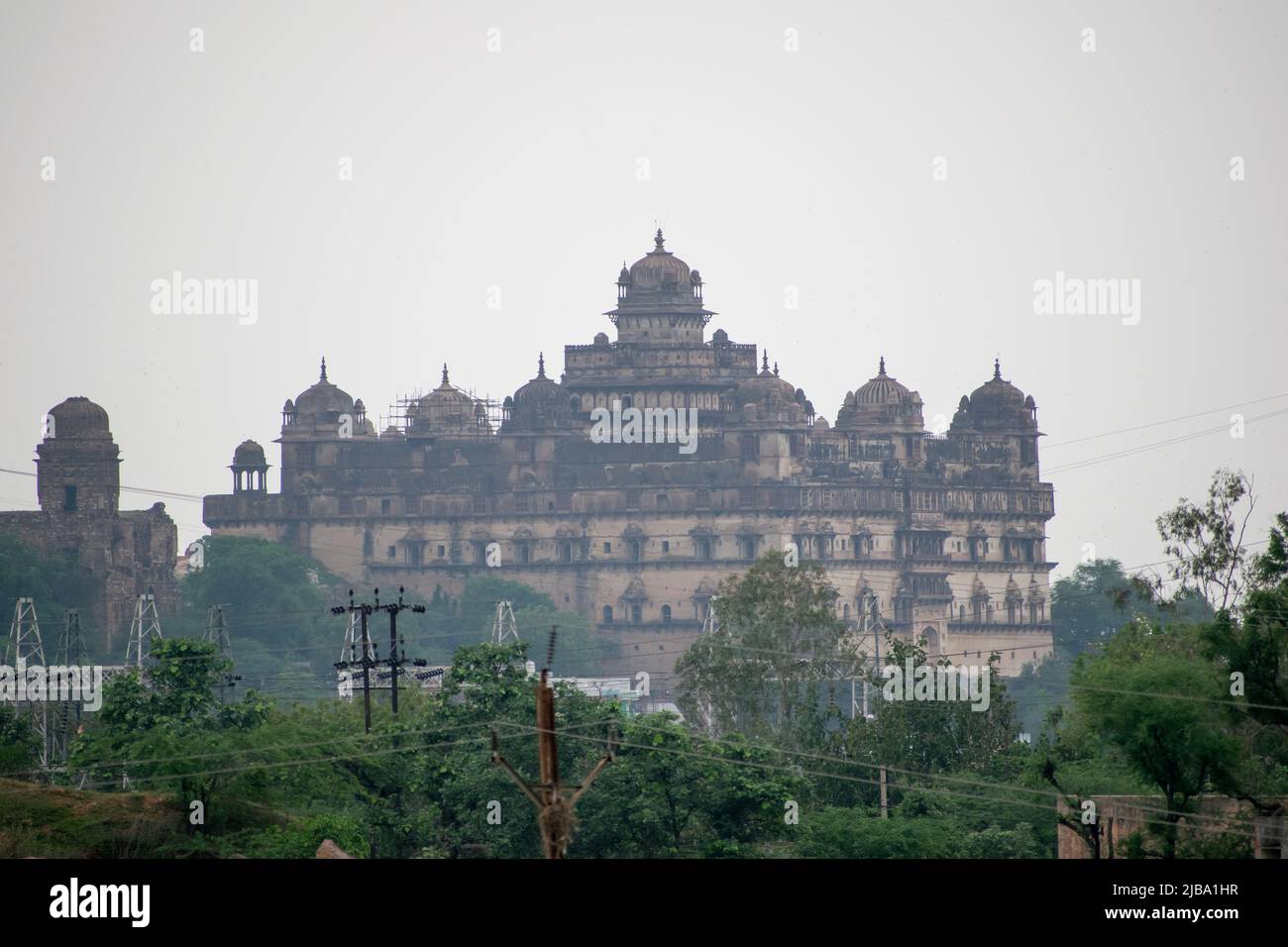 Indian castle in the middle of mountain Stock Photo - Alamy