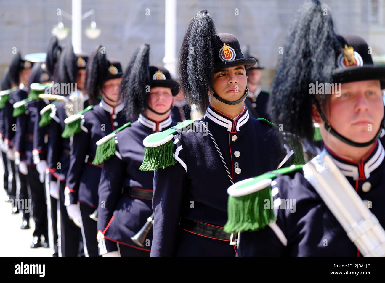 Members of the Norwegian Royal Guard together with the Croatian Army ...