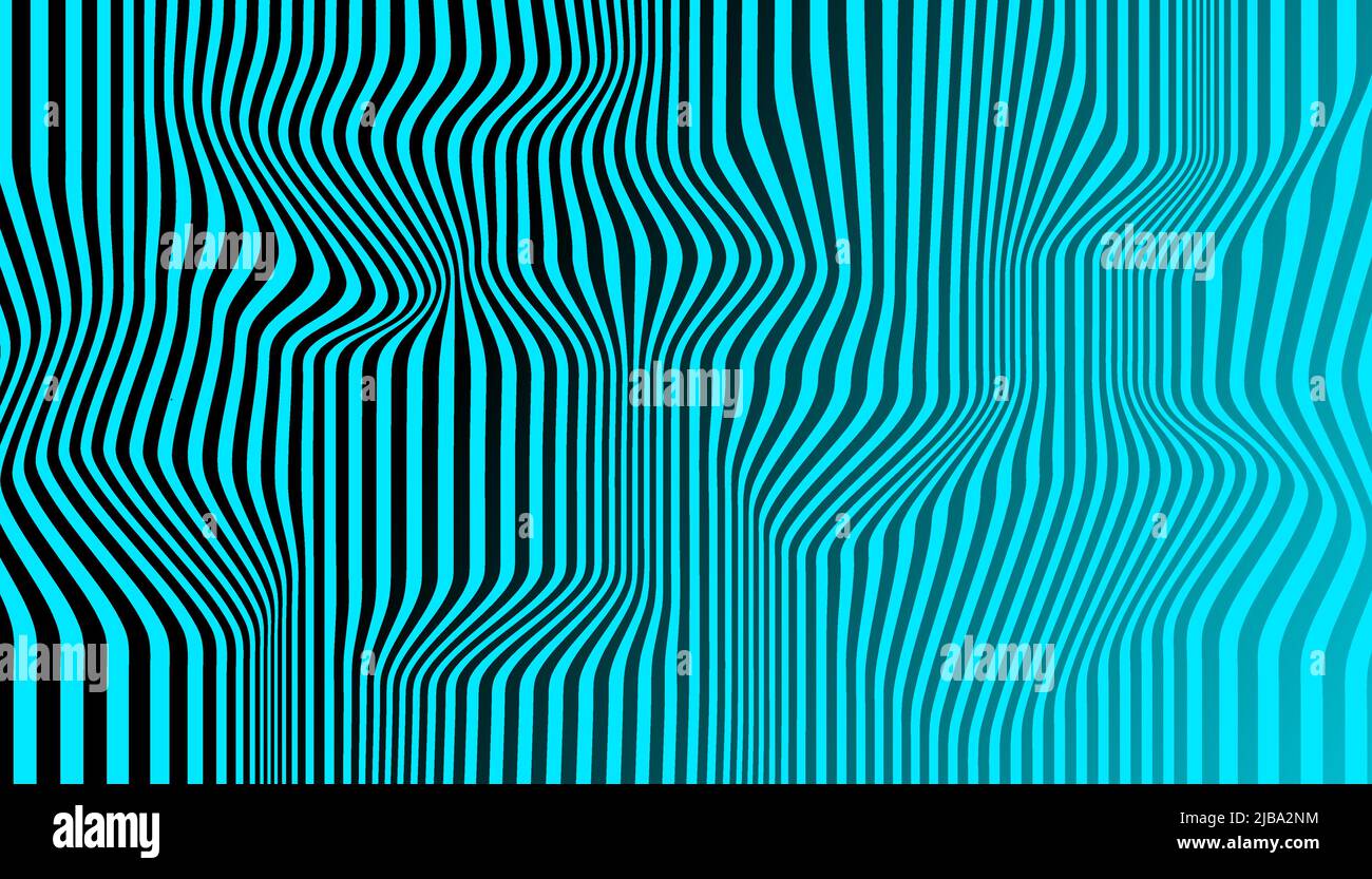 Distortion lines background. Distort stripes, abstract modern pattern ...