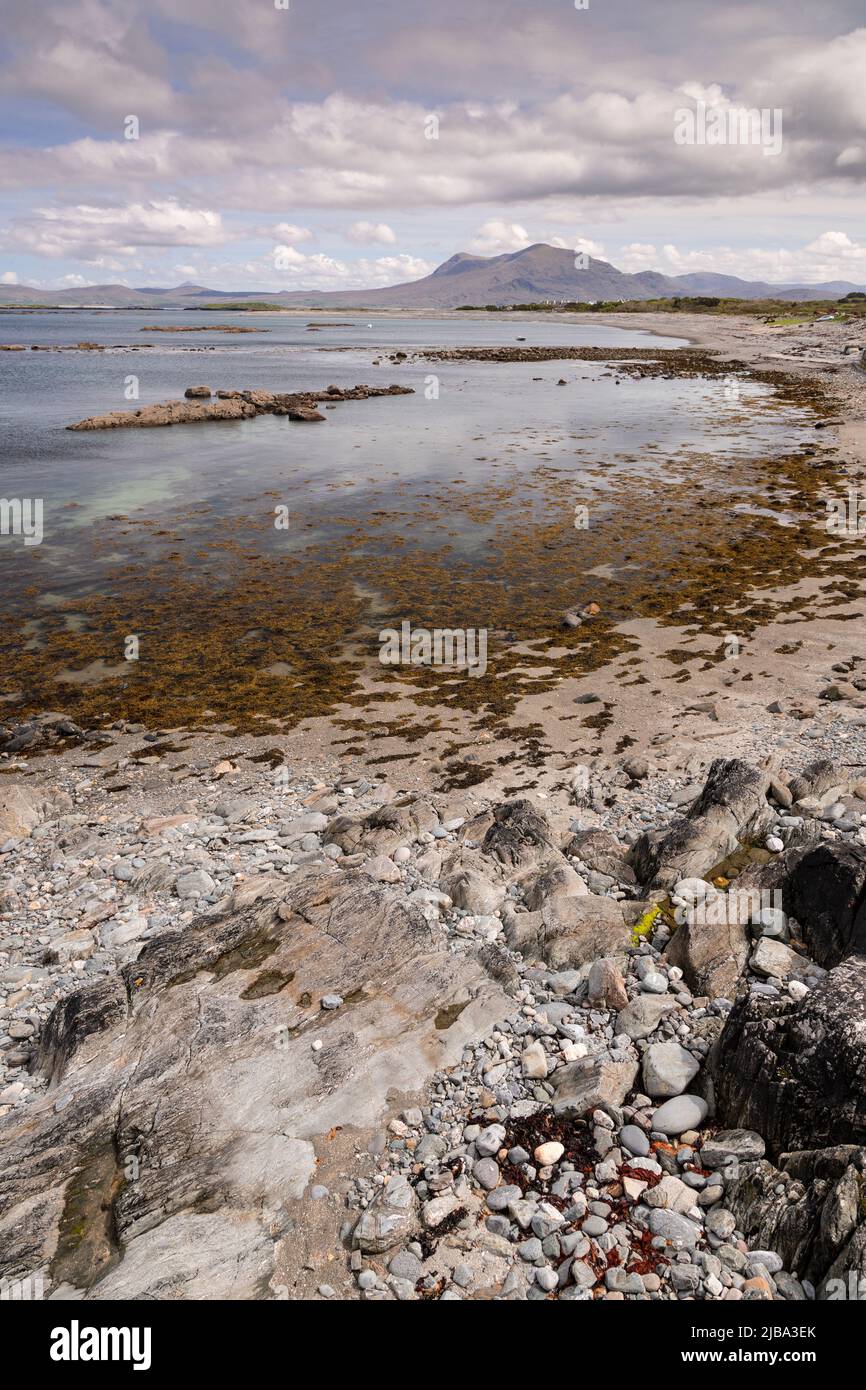 Renvyle beach on the Connemara coast, County Galway, Ireland Stock ...