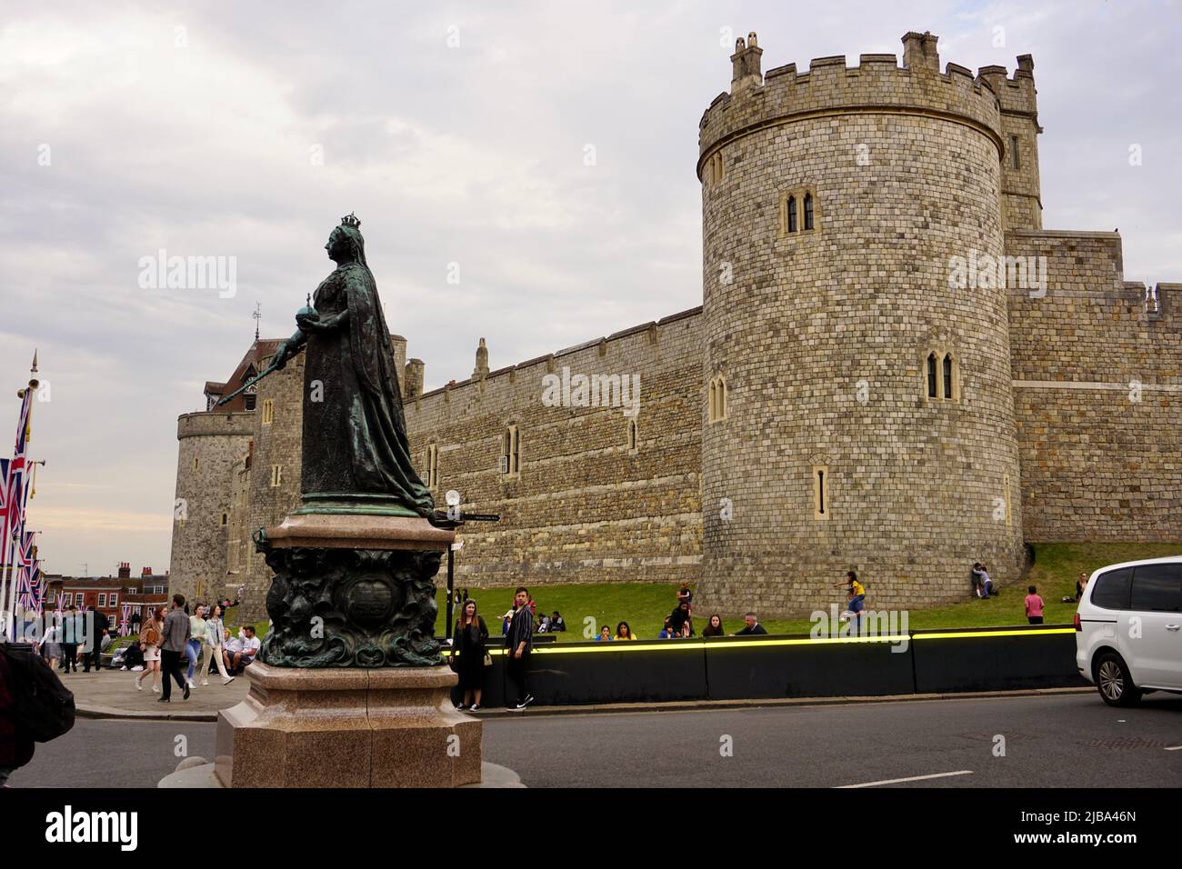 Windsor Castle, the Royal residence in Windsor United Kingdom Stock ...