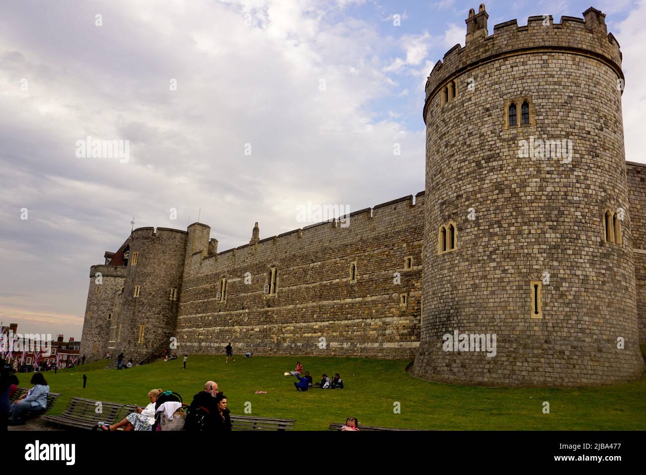 Windsor Castle, the Royal residence in Windsor United Kingdom Stock ...