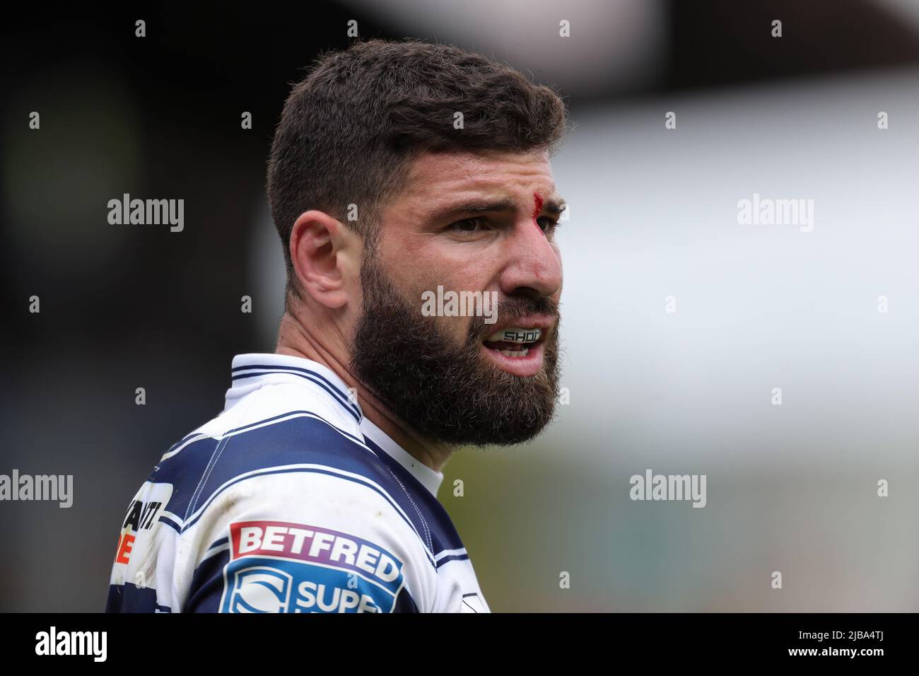 Abbas Miski #24 of Wigan Warriors during the game Stock Photo - Alamy